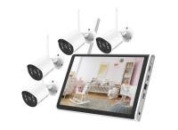 China Glomarket Smart Tuya Wifi NVR Kit 4CH Camera 1080P 10.1 Inch LCD NVR Kit for sale