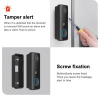 China Tuay Smart Audio Doorbell Wifi HD 1080p IP65 Waterproof PIR Built-In Battery Two-Way for sale
