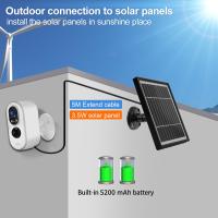 China Glomarket Smart Tuya Wifi/4G Solar Low Power 3MP Camera Two Way Audio for sale