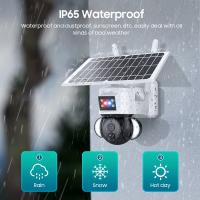 China Wifi 4G Solar PTZ Camera Smart Color+IR Night Vision PIR Human Detection Alerts for sale