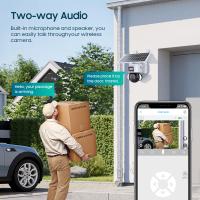 China Wifi 4G Solar PTZ Camera Smart Color+IR Night Vision PIR Human Detection Alerts for sale