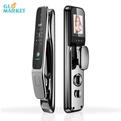 China Aviation Aluminum Alloy Face Recognition Smart Door Lock Cloud Data Storage for sale
