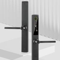 China Glomarket Broken Bridge Aluminum Smart Lock High-end Intelligence Zinc Alloy Tuya Wifi Fingerprint Waterproof Door Lock for sale