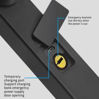 China Glomarket Broken Bridge Aluminum Smart Lock High-end Intelligence Zinc Alloy Tuya Wifi Fingerprint Waterproof Door Lock for sale