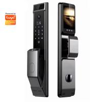 China Glomarket Tuya Wifi Face Recognition Smart Door Lock With Camera for sale