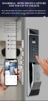 China Glomarket Tuya Wifi Face Recognition Smart Door Lock With Camera for sale