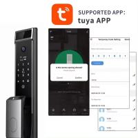China Glomarket Tuya Wifi Face Recognition Smart Door Lock With Camera for sale