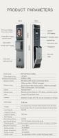 China Glomarket Tuya Wifi Face Recognition Smart Door Lock With Camera for sale