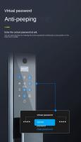 China Glomarket Tuya Wifi Face Recognition Smart Door Lock With Camera for sale