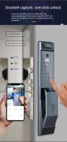 China Glomarket Tuya Wifi Face Recognition Smart Door Lock With Camera for sale