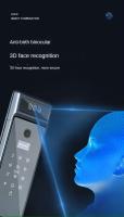 China Glomarket Tuya Wifi Face Recognition Smart Door Lock With Camera for sale