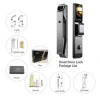 China Glomarket Tuya Security Fully Automatic Smart Lock 3d Face Recognition Lock for sale