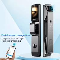 China Glomarket Tuya Security Fully Automatic Smart Lock 3d Face Recognition Lock for sale