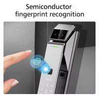 China Glomarket Tuya Security Fully Automatic Smart Lock 3d Face Recognition Lock for sale