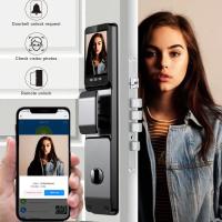 China Glomarket Tuya Security Fully Automatic Smart Lock 3d Face Recognition Lock for sale