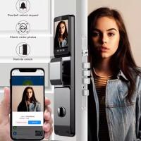 China Glomarket 3d Face Recognition Fingerprint Tuya Wifi Digital Smart Lock for sale