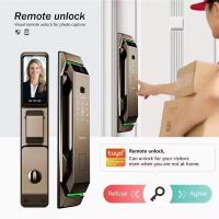 China Glomarket 3d Face Recognition Fingerprint Tuya Wifi Digital Smart Lock for sale