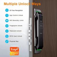 China Glomarket 3d Face Recognition Fingerprint Tuya Wifi Digital Smart Lock for sale
