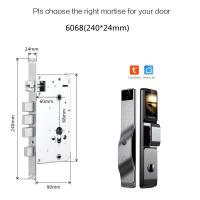 China Glomarket Tuya Biometric Face Recognition Door Smart Lock for sale