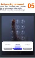 China Glomarket Tuya Biometric Face Recognition Door Smart Lock for sale