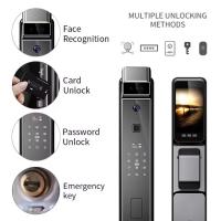 China Tuya fully automatic facial recognition fingerprint lock with lock body for sale