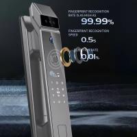 China Tuya fully automatic facial recognition fingerprint lock with lock body for sale