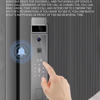China Tuya fully automatic facial recognition fingerprint lock with lock body for sale