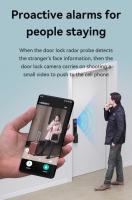 China CNC carved facial recognition lock latest technology intelligent door lock for sale