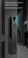 China Heavyweight intelligent facial recognition lock Tuya Smart visual intercom for sale