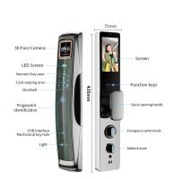 China 3D facial recognition intelligent lock Usmart Go APP intelligent management for sale