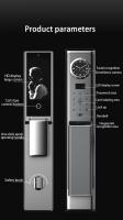 China Fashionable and affordable price facial recognition smart door lock for sale