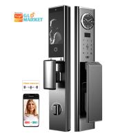 China Fashionable and affordable price facial recognition smart door lock for sale