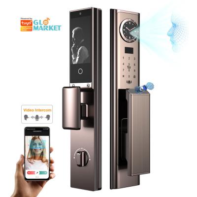 China Fashionable and affordable price facial recognition smart door lock for sale