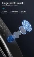 China Intelligent facial recognition fingerprint lock for remote unlocking of mobile APP for sale