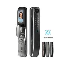 China High quality intelligent facial recognition door lock supports 6 unlocking methods for sale