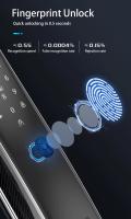 China High quality intelligent facial recognition door lock supports 6 unlocking methods for sale