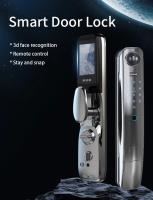 China High quality intelligent facial recognition door lock supports 6 unlocking methods for sale