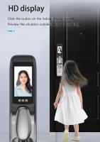 China High quality intelligent facial recognition door lock supports 6 unlocking methods for sale