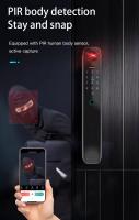 China High quality intelligent facial recognition door lock supports 6 unlocking methods for sale