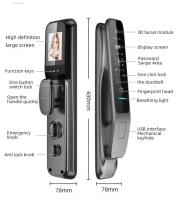 China Facial recognition intelligent lock fully automatic Tuya Smart secure home for sale