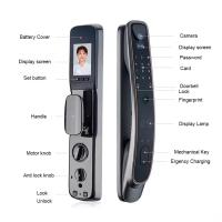 China Tuya facial recognition intelligent door lock WiFi/zigbee fingerprint/finger vein optional cat eye capture for sale