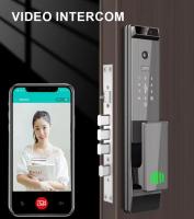China Glomarket Tuya Digital Smart Lock Fully Automatic Biometric System Security Fingerprint 3d Face Recognition Password Door Lock for sale