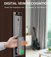 China Glomarket Tuya Digital Smart Lock Fully Automatic Biometric System Security Fingerprint 3d Face Recognition Password Door Lock for sale