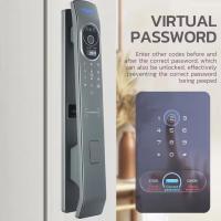 China Glomarket Tuya Smart Door Lock 3d Face Recognition Automatic Smart Locks With Camera Smart Biometric Security Door Lock for sale