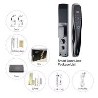 China Glomarket 3D Face WIFI Smart Fully Automatic Smart Lock Fingerprint APP Card Key Unlock Intelligent Door Lock With Camera for sale