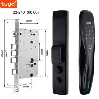 China Glomarket 3D Face WIFI Smart Fully Automatic Smart Lock Fingerprint APP Card Key Unlock Intelligent Door Lock With Camera for sale