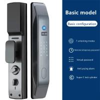 China Glomarket Tuya Smart 3D Face Fully Automatic Door Lock App Remote Unlock Fingerprint Smart Intelligent Door Lock For Smart Home for sale