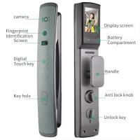 China Glomarket Smart Tuya Wifi Door Lock Automatic Alarm Fingerprint Smart APP Key Digital Password Security Automatic lock for sale