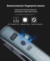 China Glomarket Smart Tuya Wifi Door Lock Automatic Alarm Fingerprint Smart APP Key Digital Password Security Automatic lock for sale