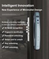 China Glomarket Smart Tuya Wifi Door Lock Automatic Alarm Fingerprint Smart APP Key Digital Password Security Automatic lock for sale